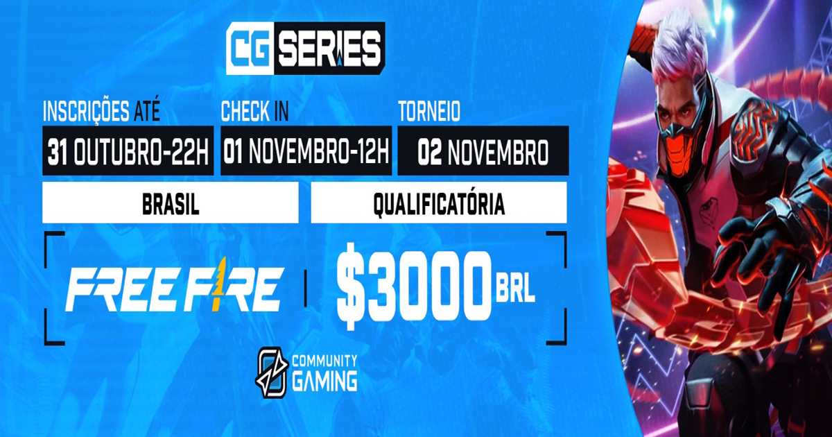 Free Fire Brasil CG Series #60 - QUALIFICATÓRIAS | Community Gaming ...